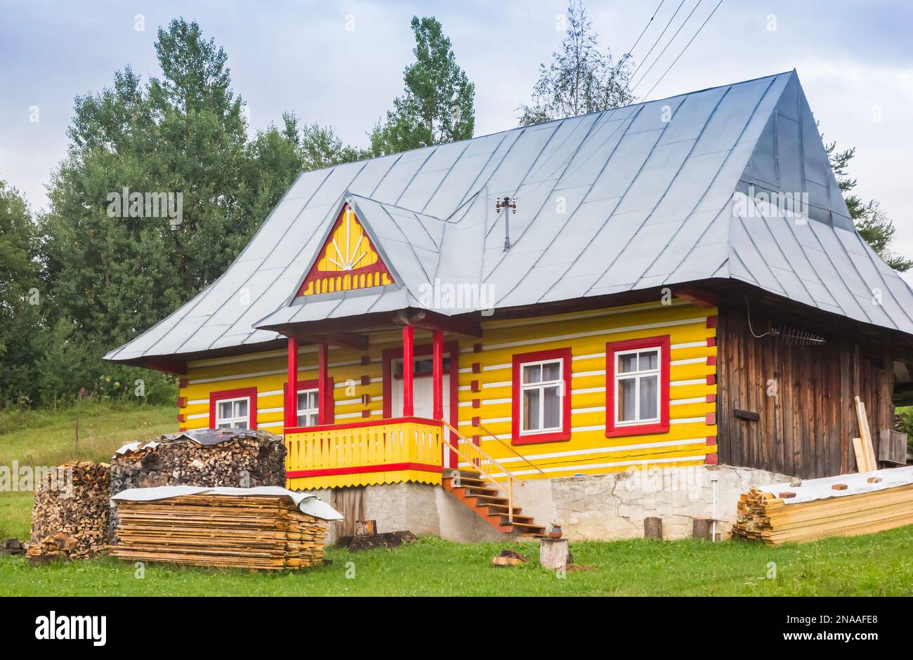 Timber village hi-res stock photography and images - Alamy