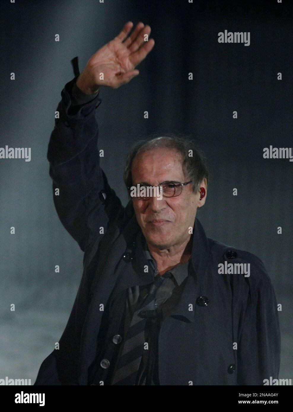 talian singer Adriano Celentano performs during the 62nd edition of the ...