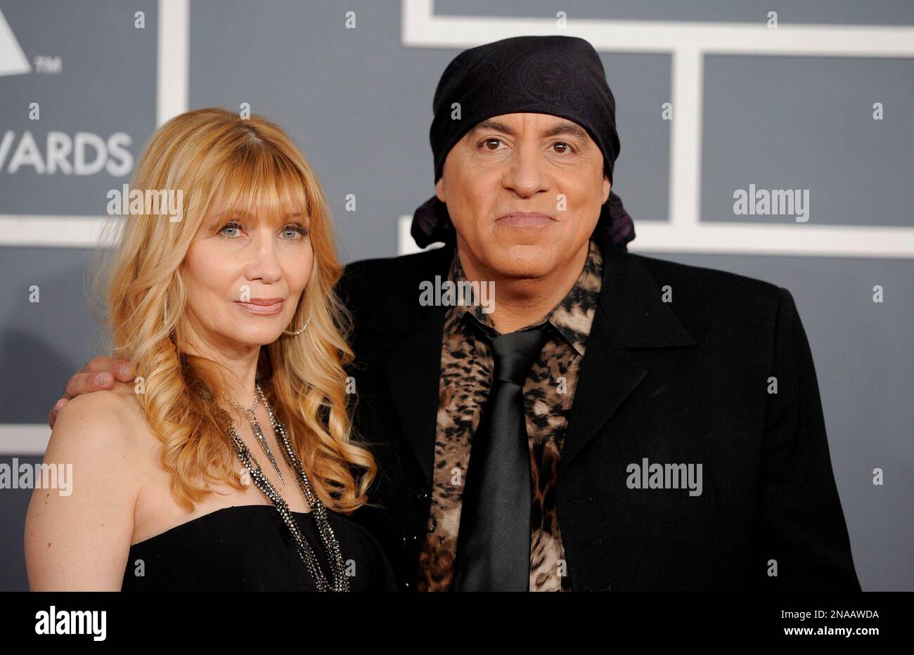 Steven Van Zandt, right, and Maureen Van Zandt arrive at the 54th ...