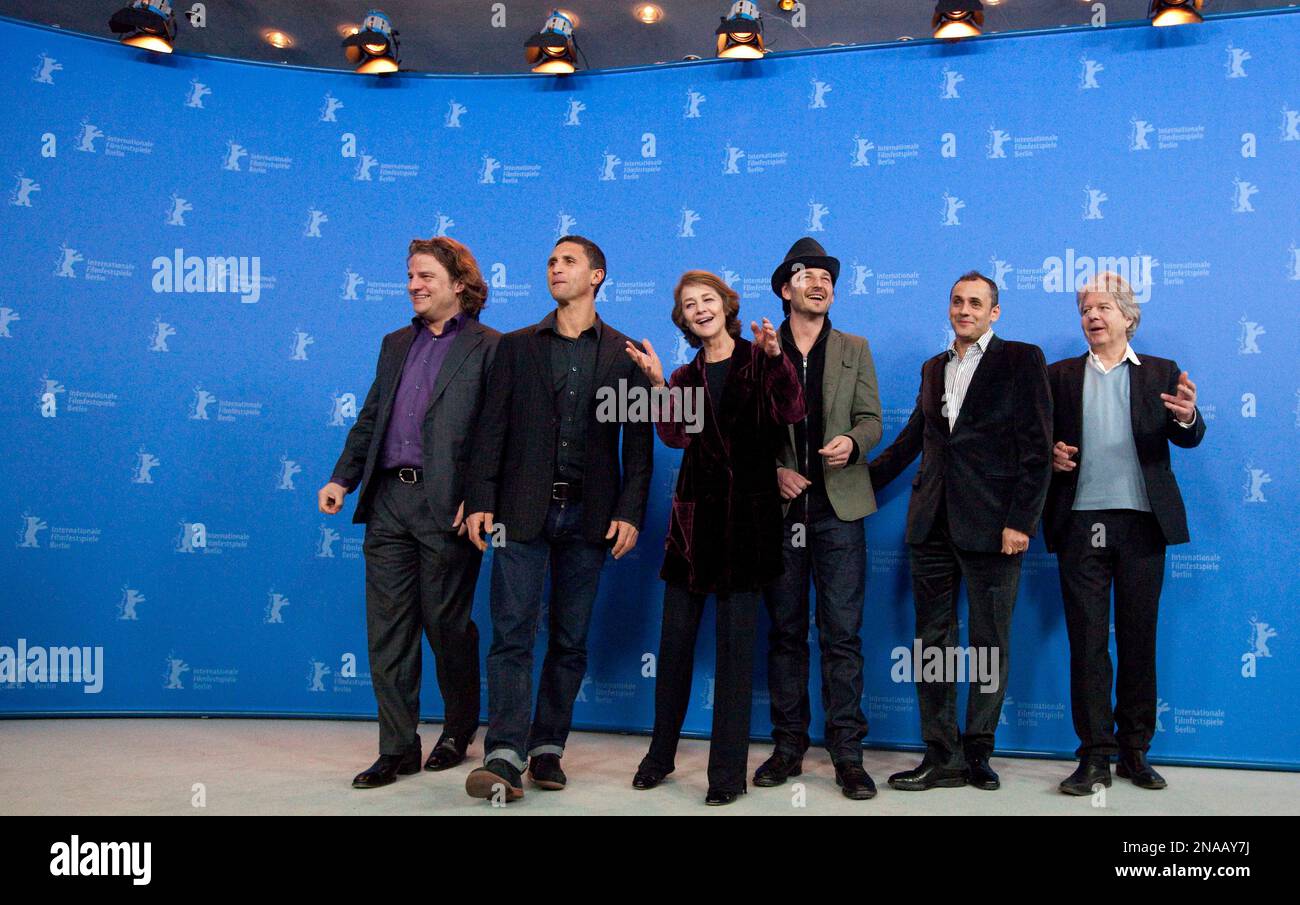 Producers Felix Vossen and Christopher Simon, actress Charlotte ...