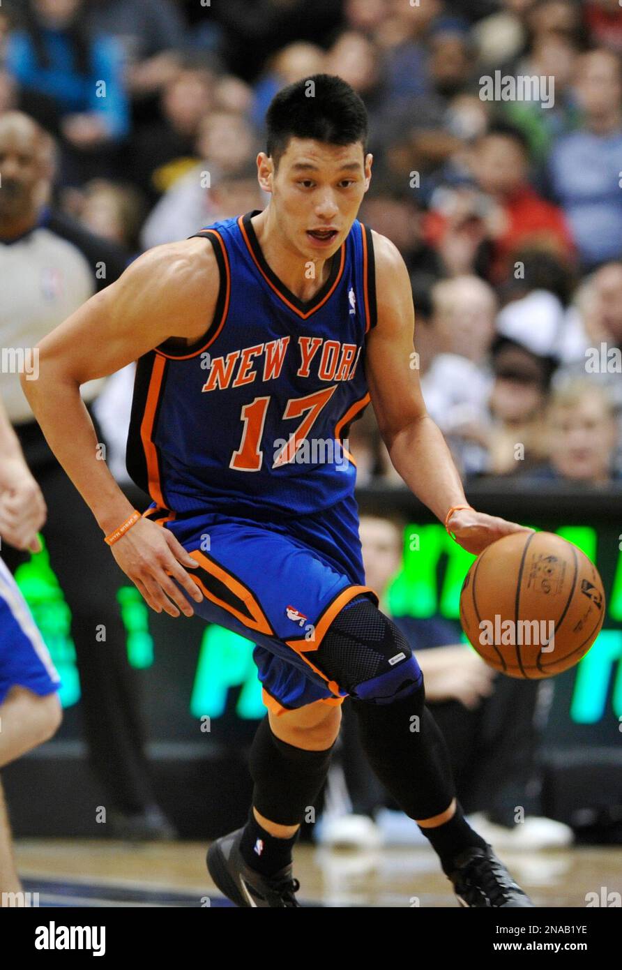 New York Knicks' Jeremy Lin in the second half of an NBA basketball ...