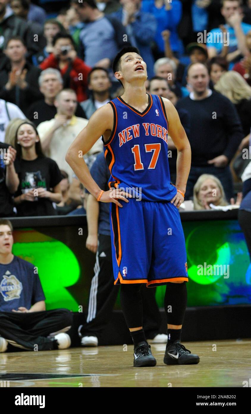 New York Knicks' Jeremy Lin in the second half of an NBA basketball ...
