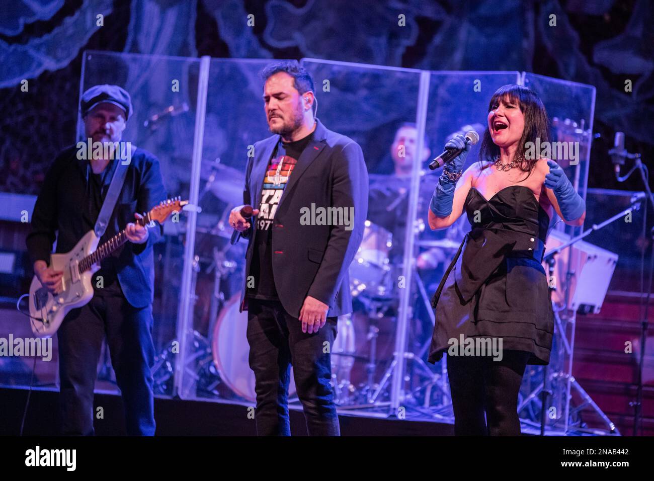 Barcelona, Spain. 2023.02.10. Amaral band sing with Ismael Serrano at ...
