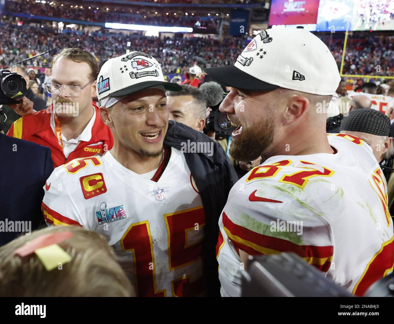 Glendale, United States. 12th Feb, 2023. Kansas City Chiefs quarterback ...