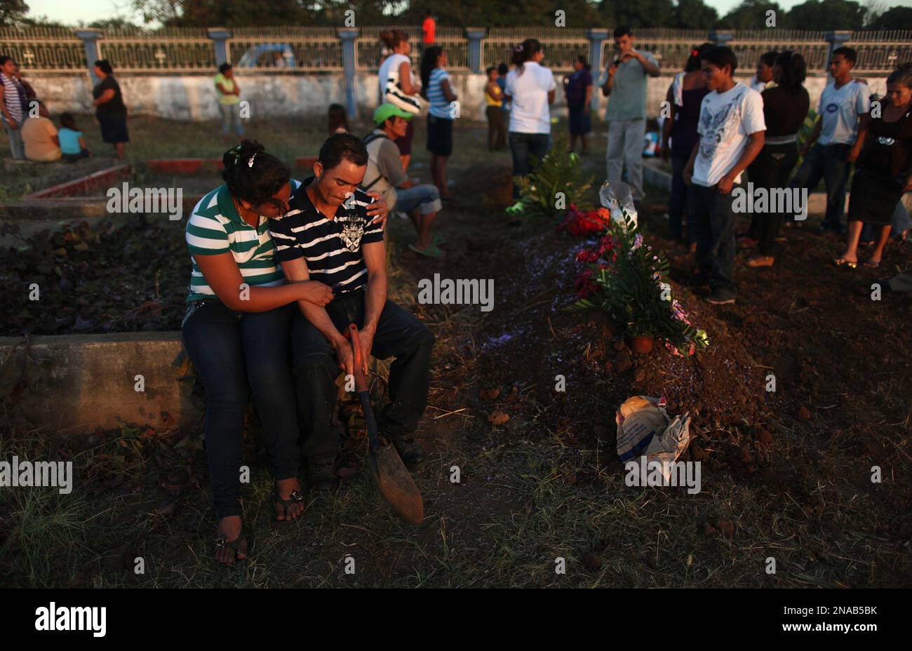 In this Friday, Jan. 27, 2012 photo, Wilson de Jesus Zapata is embraced ...