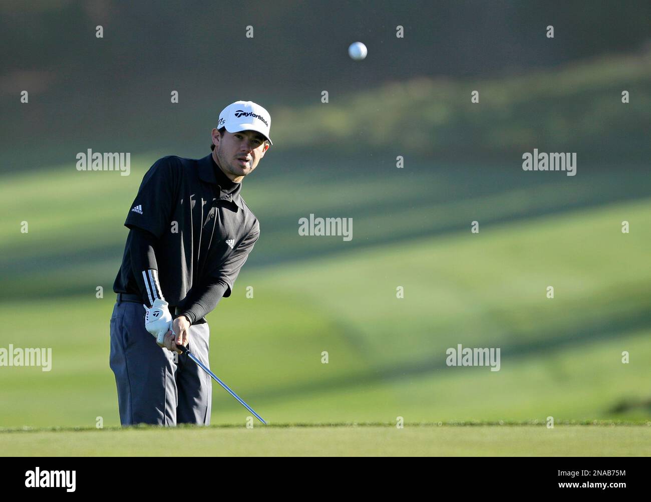 Brian Harmon on the Spyglass Hill Golf Course during the second round ...
