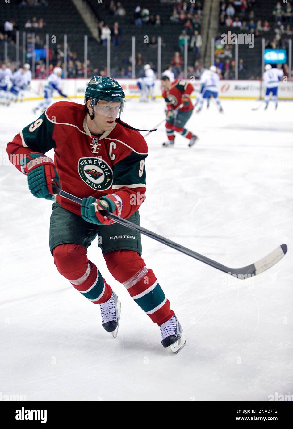 In this photo made Feb. 9, 2012, Minnesota Wild's Mikko Koivu of ...