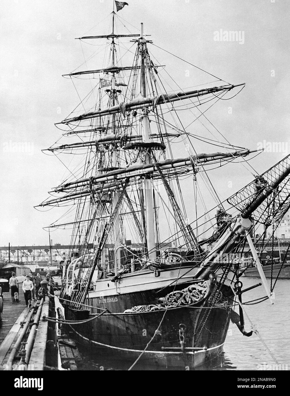 The Joseph Conrad, believed to be the smallest full-rigged ship in the ...