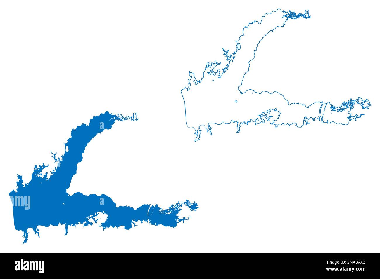 Lake Grenada Reservoir (United States of America, North America, us ...