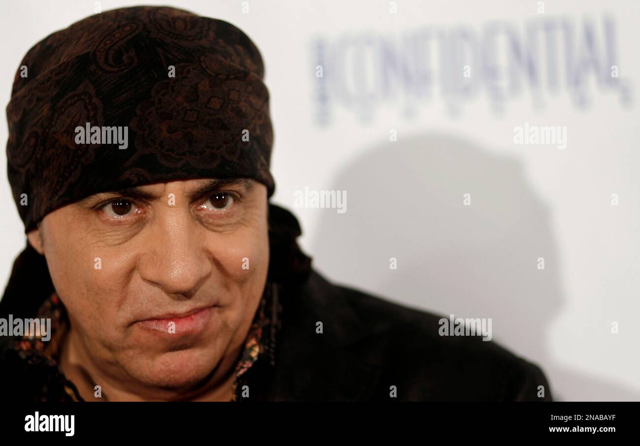 Steven Van Zandt arrives at the Los Angeles Confidential Magazine 2012 ...