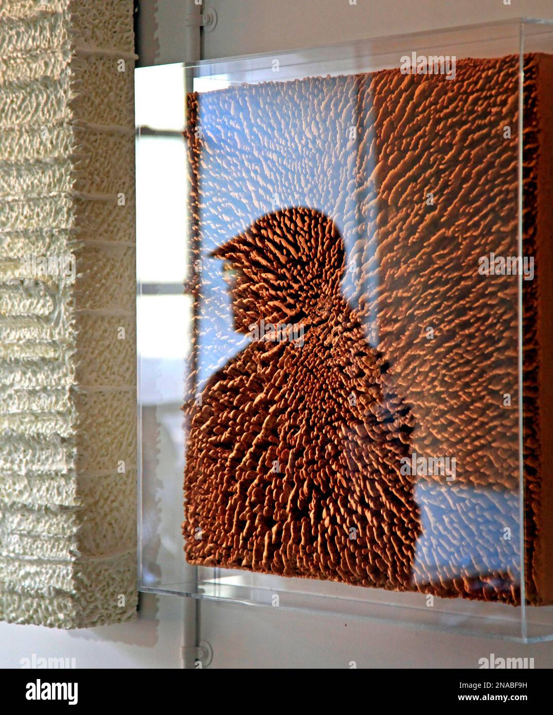 Lerone Wilson, a Harlem artist who creates unique sculptural paintings ...