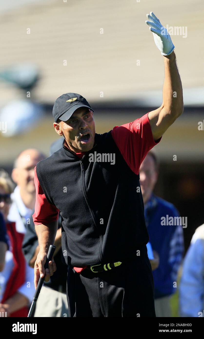 Former NFL football Coach Herman Edwards is shown during the celebrity ...