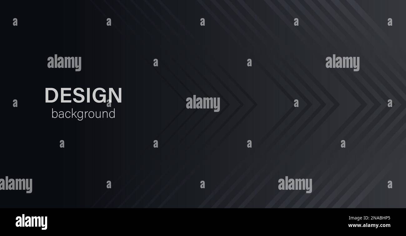 Black abstract vector background. Minimal dark backdrop with chevron ...