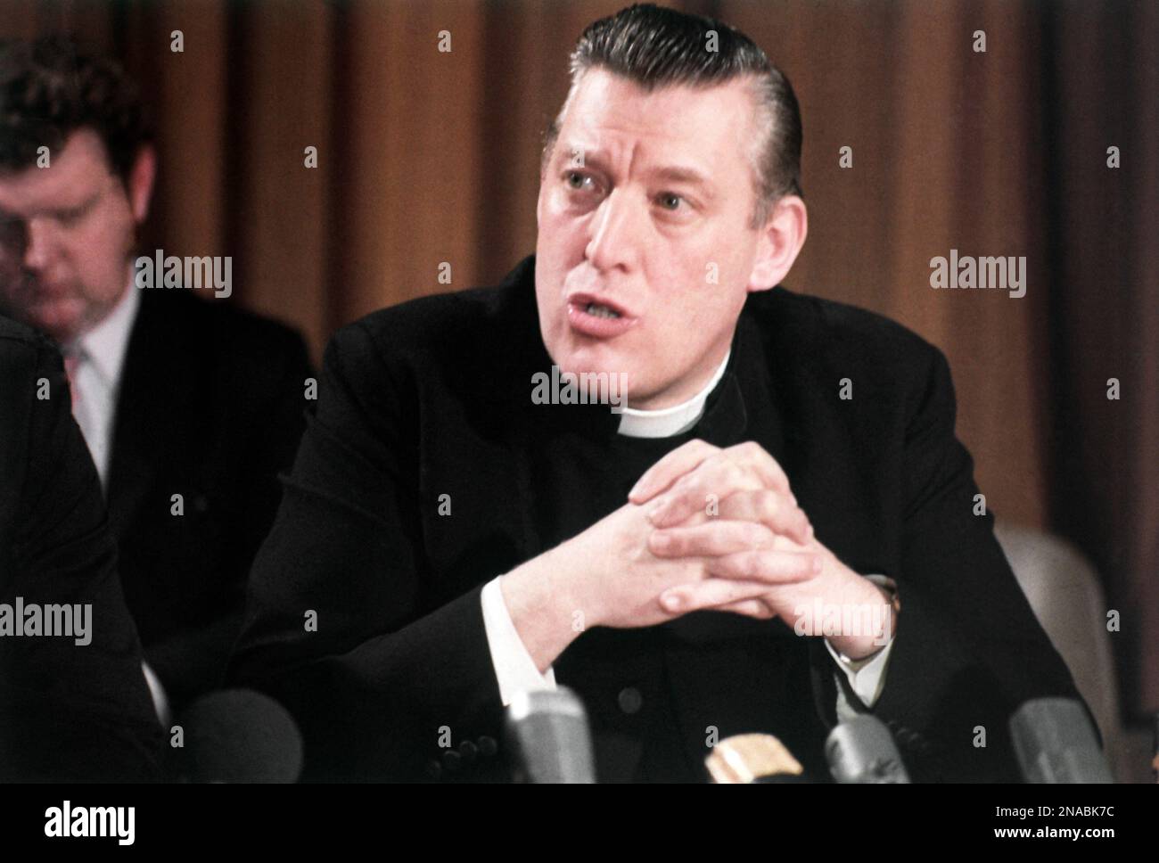 The Reverend Ian Paisley, prominent Northern Ireland politician and ...
