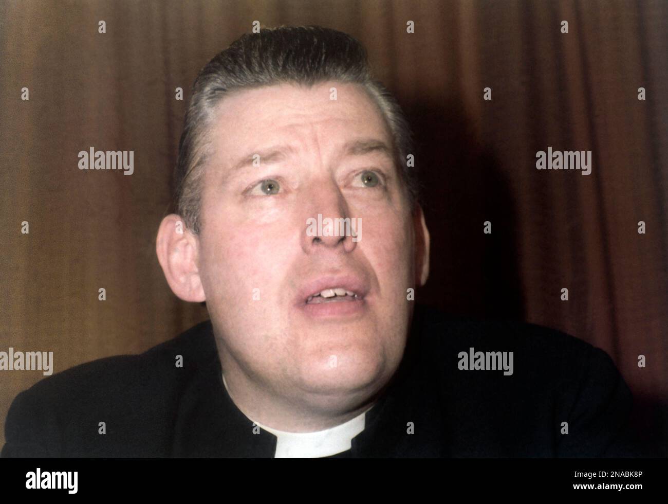 The Reverend Ian Paisley, prominent Northern Ireland politician and ...