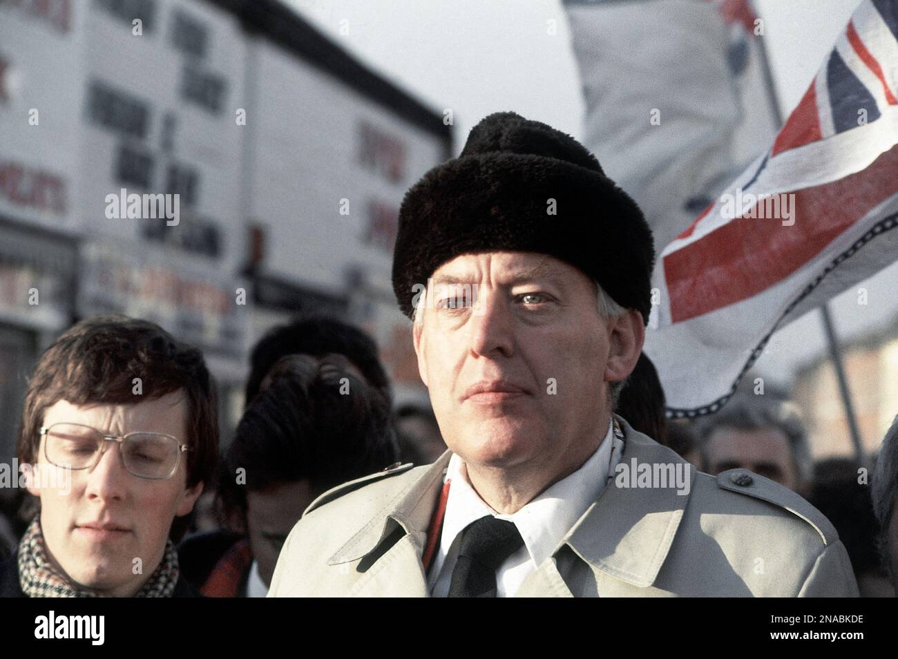 The Reverend Ian Paisley, prominent Northern Ireland politician and ...