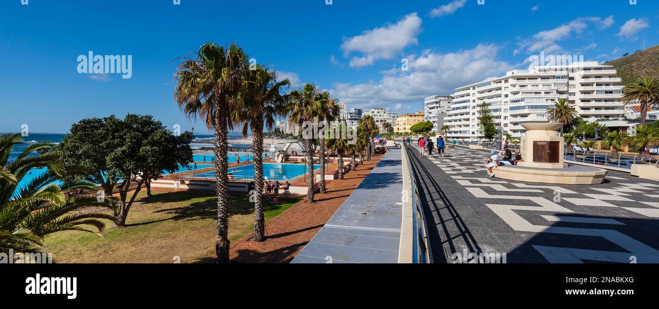 South Africa,Cape Town, Sea Point Promenade Stock Photo - Alamy
