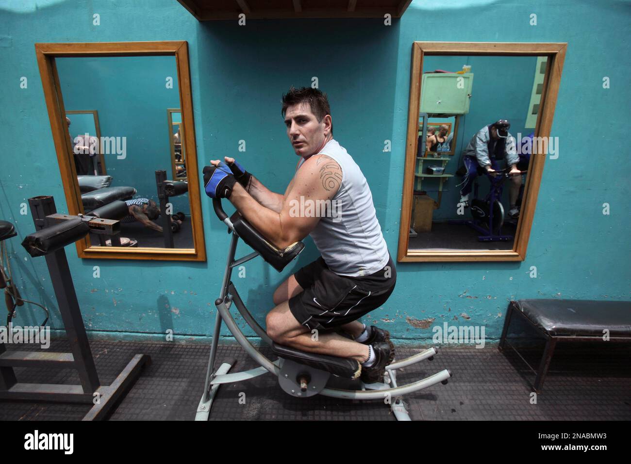 Inmate Alessandro Lo Castro, from Italy, who is serving drug ...