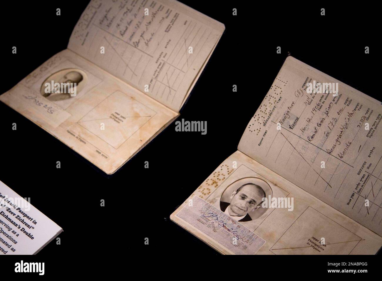 A forged Israeli passport used to smuggle Adolph Eichmann out of Argentina, is part of the ...