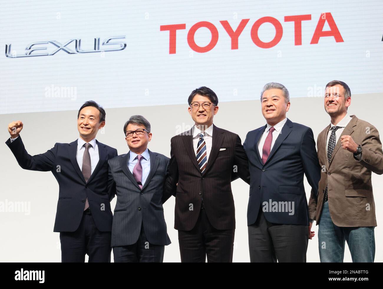 Tokyo, Japan. 13th Feb, 2023. Newly appointed executives of Japanese ...