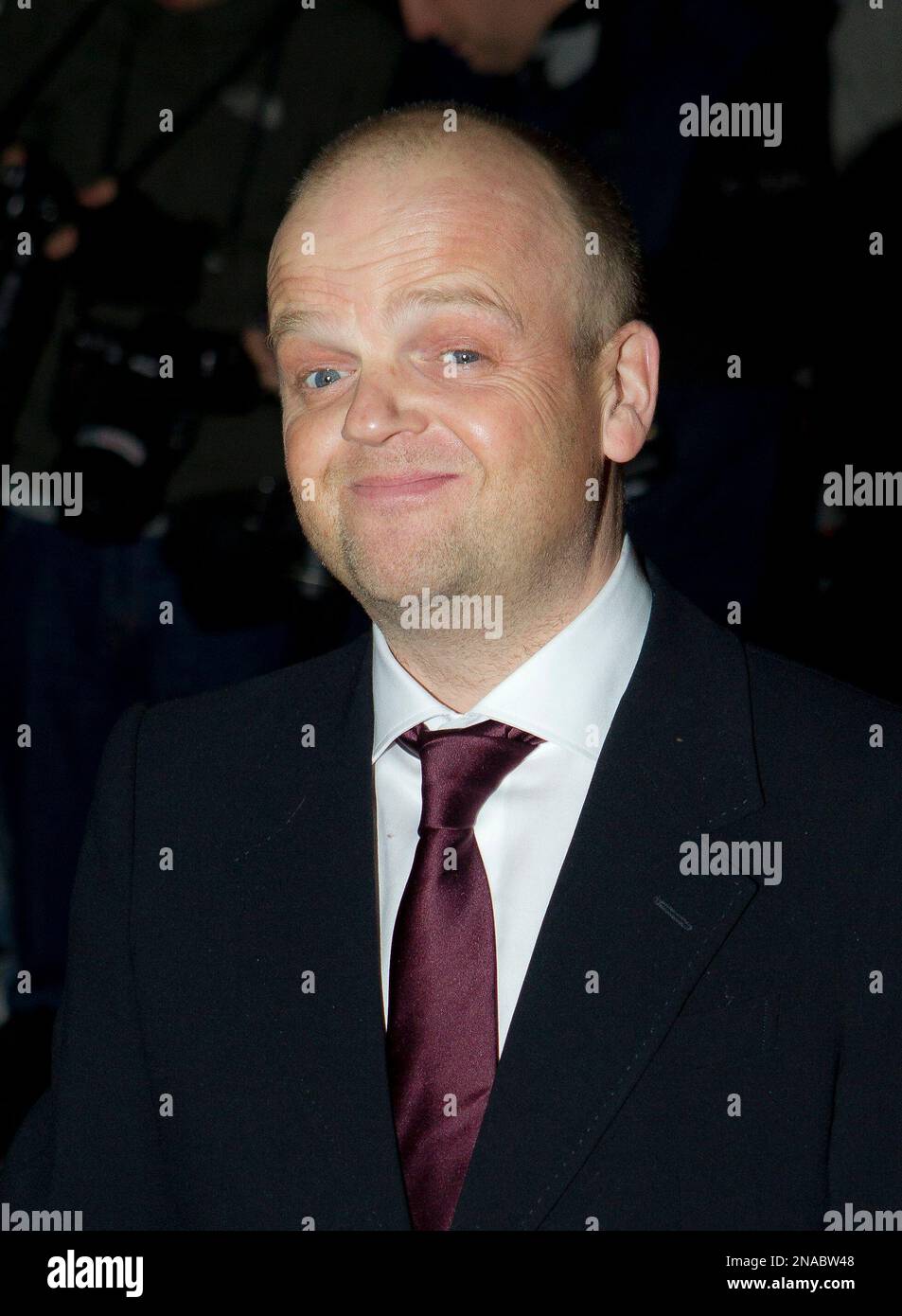 British actor Toby Jones arrives for the London Evening Standard ...
