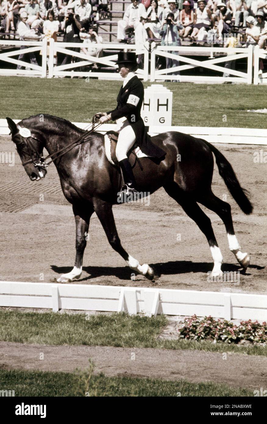 Britain's Princess Anne, daughter of Queen Elizabeth II, unseen ...