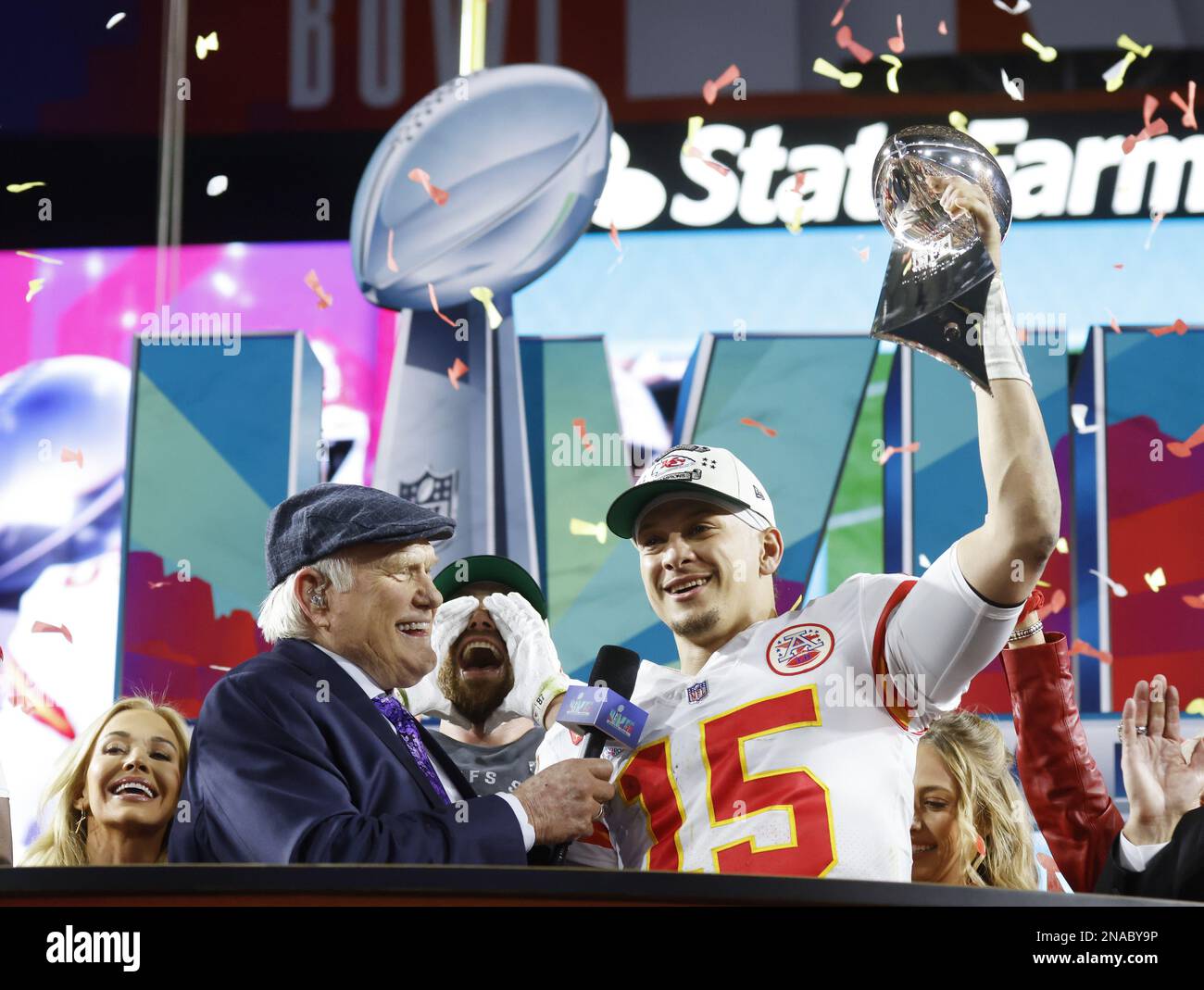 Glendale, United States. 11th Feb, 2023. Kansas City Chiefs quarterback ...