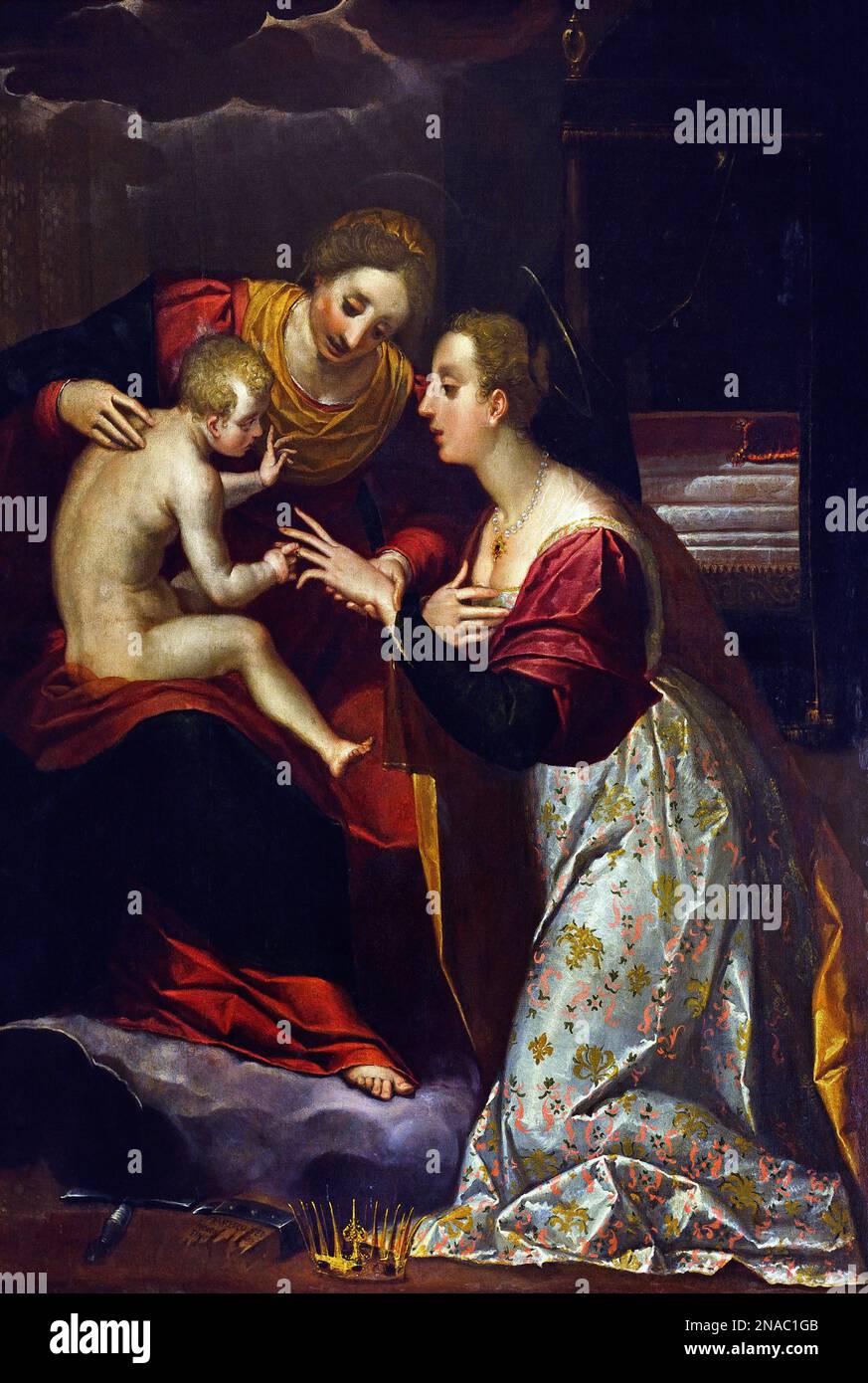 Catholic mystic painting hi-res stock photography and images - Alamy