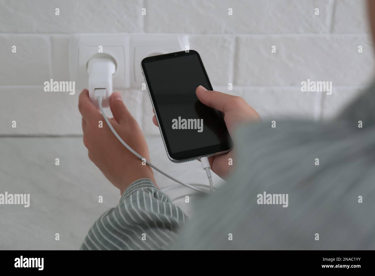 Unplug phone wall hi-res stock photography and images - Alamy