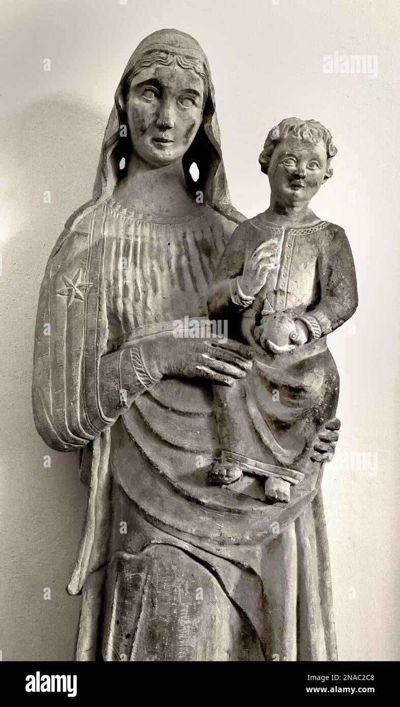 Madonna and child 14th Century, by the master of San Michele, Arezzo ...