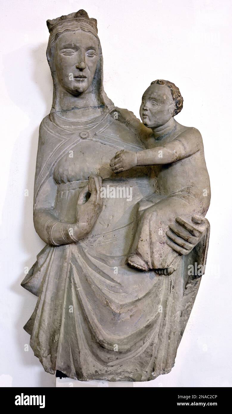 Madonna and child 14th Century, by the master of San Michele, Arezzo ...