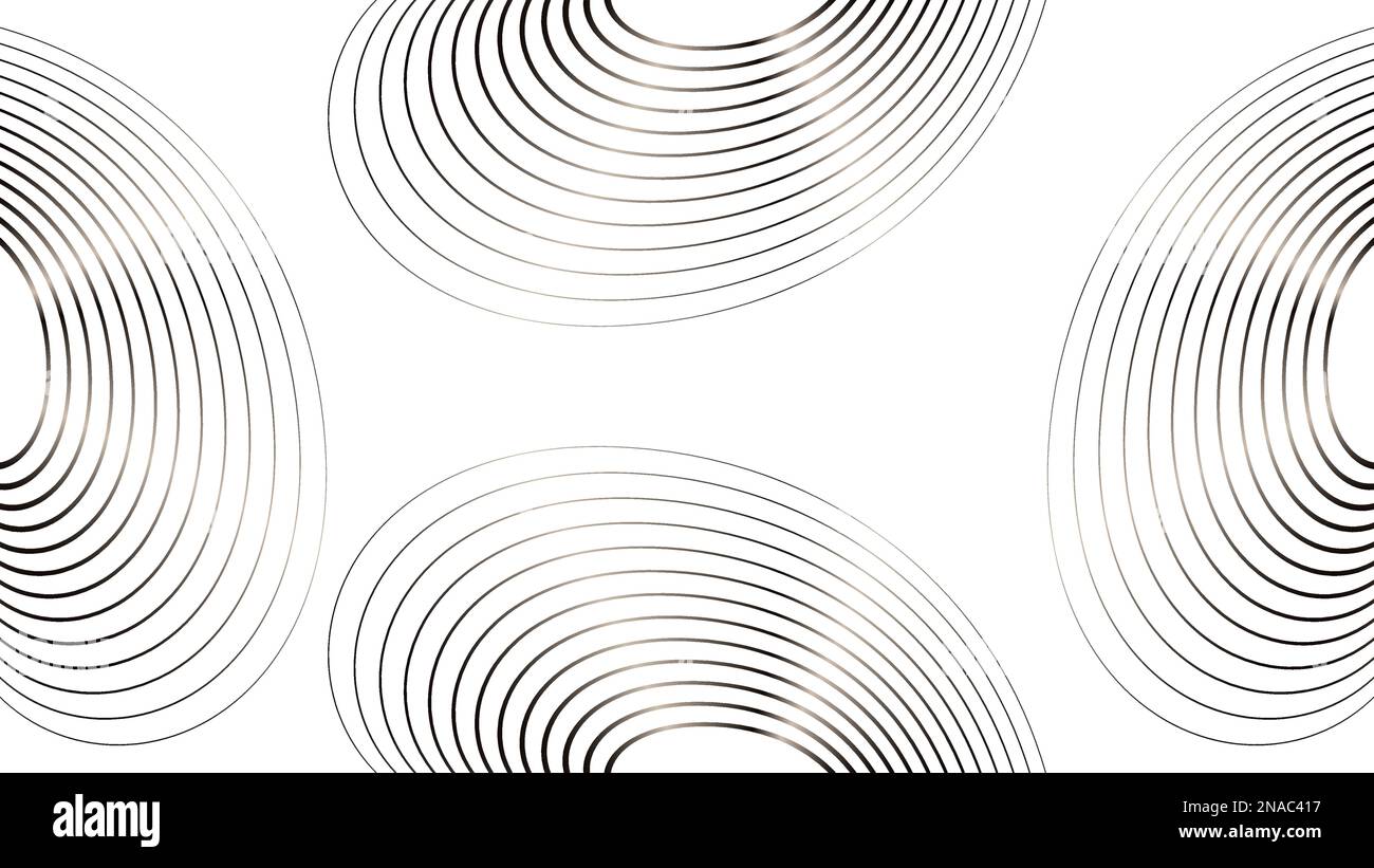 Golden arch line pattern on a white background. Abstract background ...