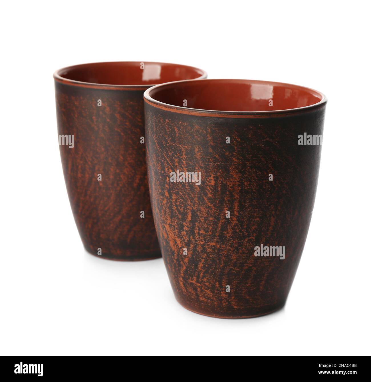 Traditional clay cups Cut Out Stock Images & Pictures - Alamy