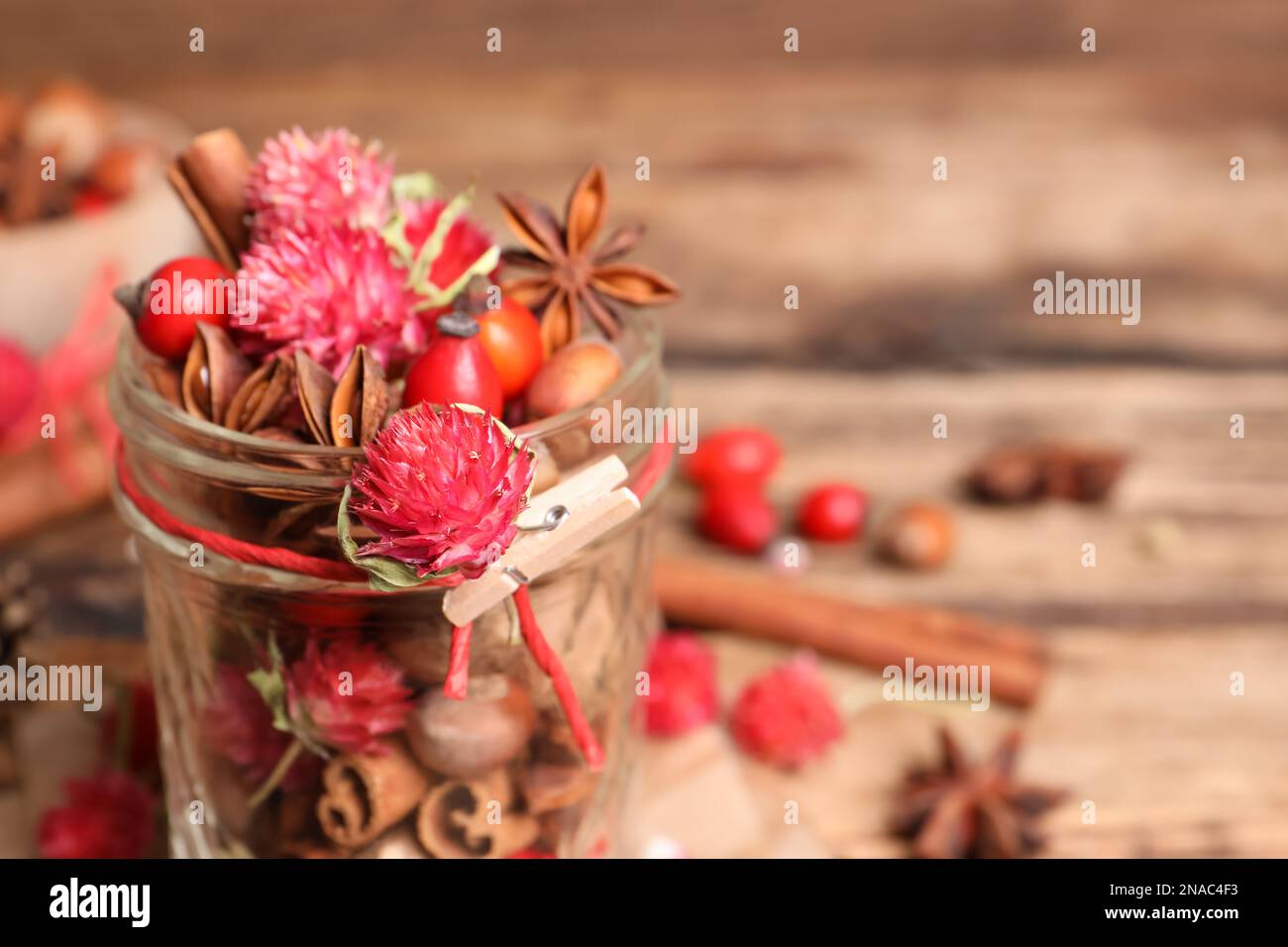 Aromatic potpourri in glass hi-res stock photography and images - Alamy