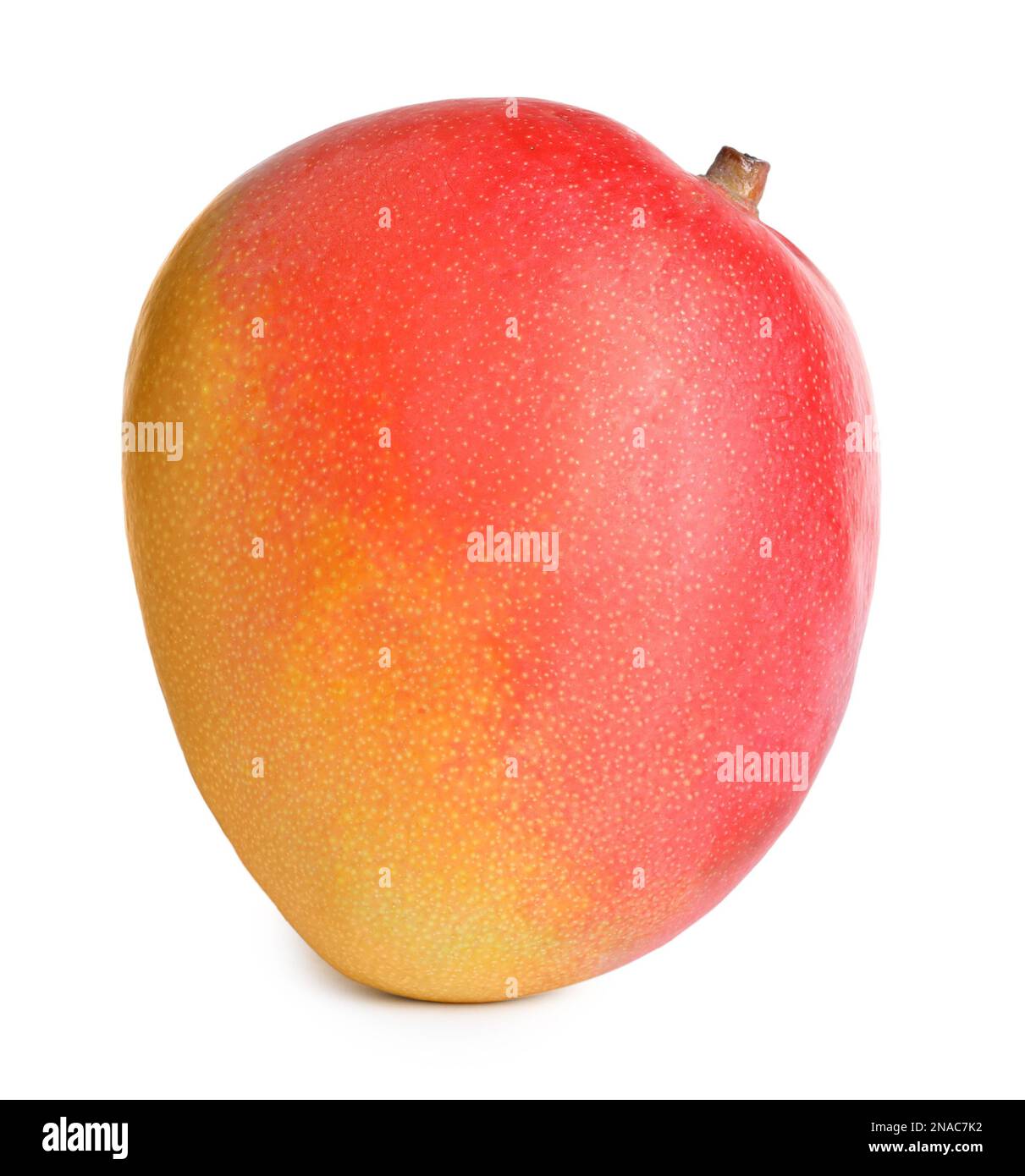 Delicious ripe juicy mango isolated on white Stock Photo - Alamy