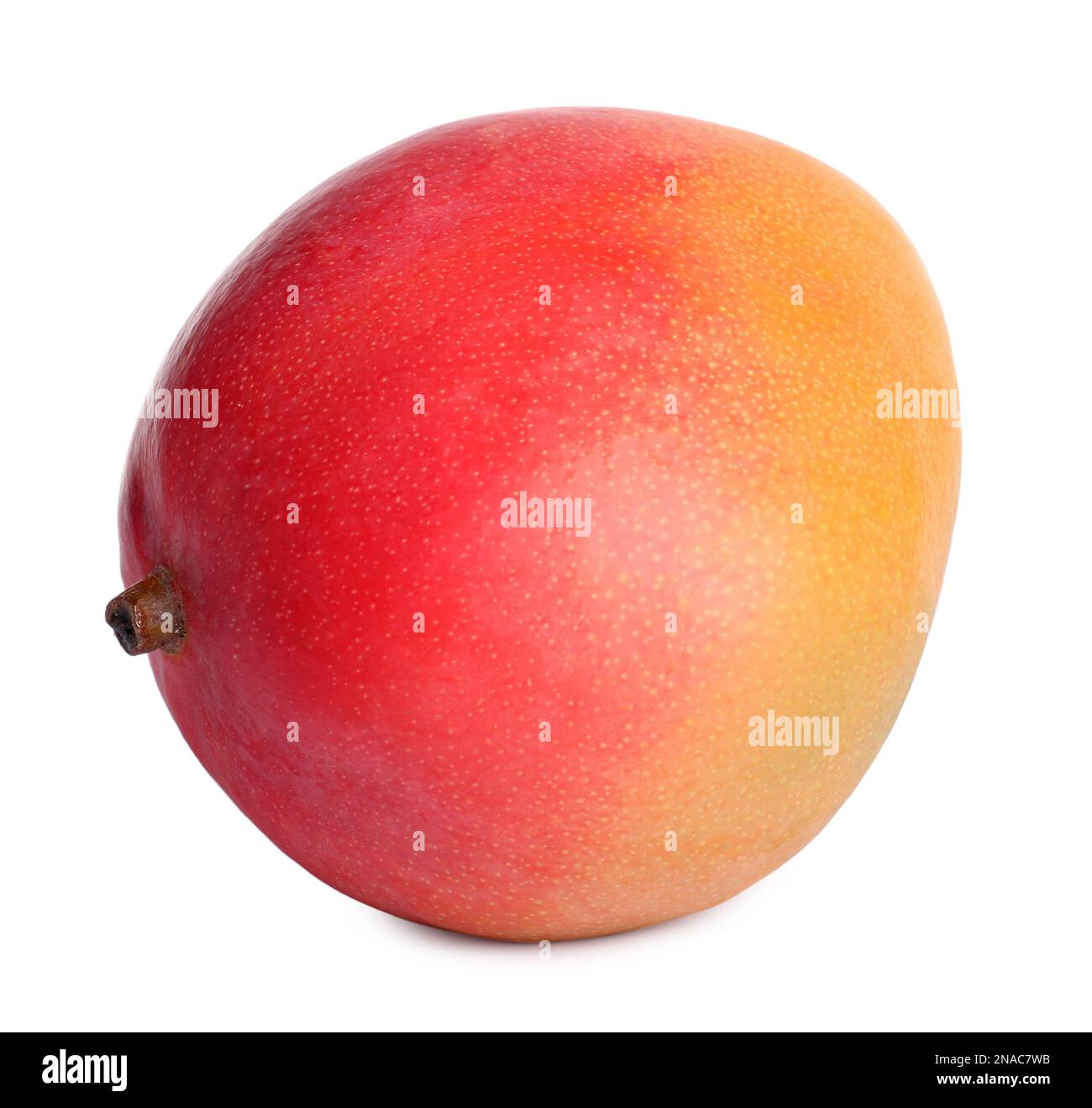 Delicious ripe juicy mango isolated on white Stock Photo - Alamy