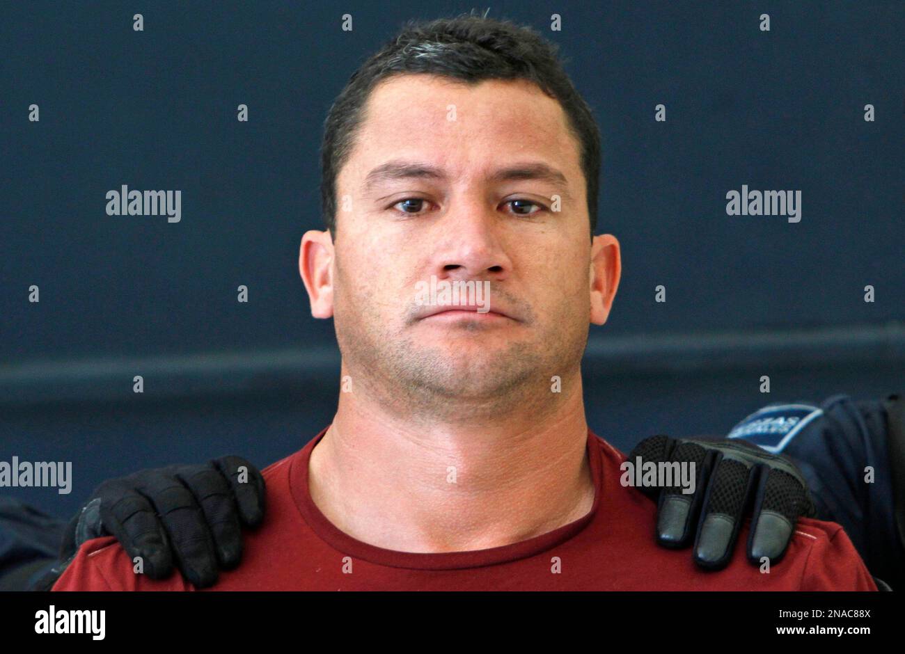 Jose Antonio Torres Marrufo, aka "Marrufo", looks to journalists during ...
