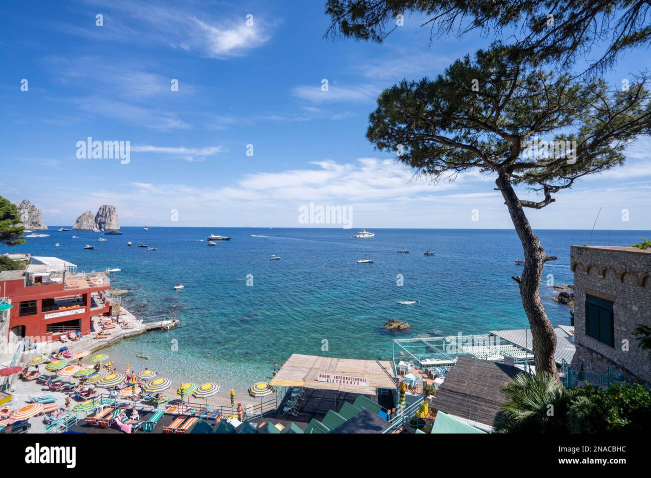 Marina piccola beach capri hi-res stock photography and images - Alamy