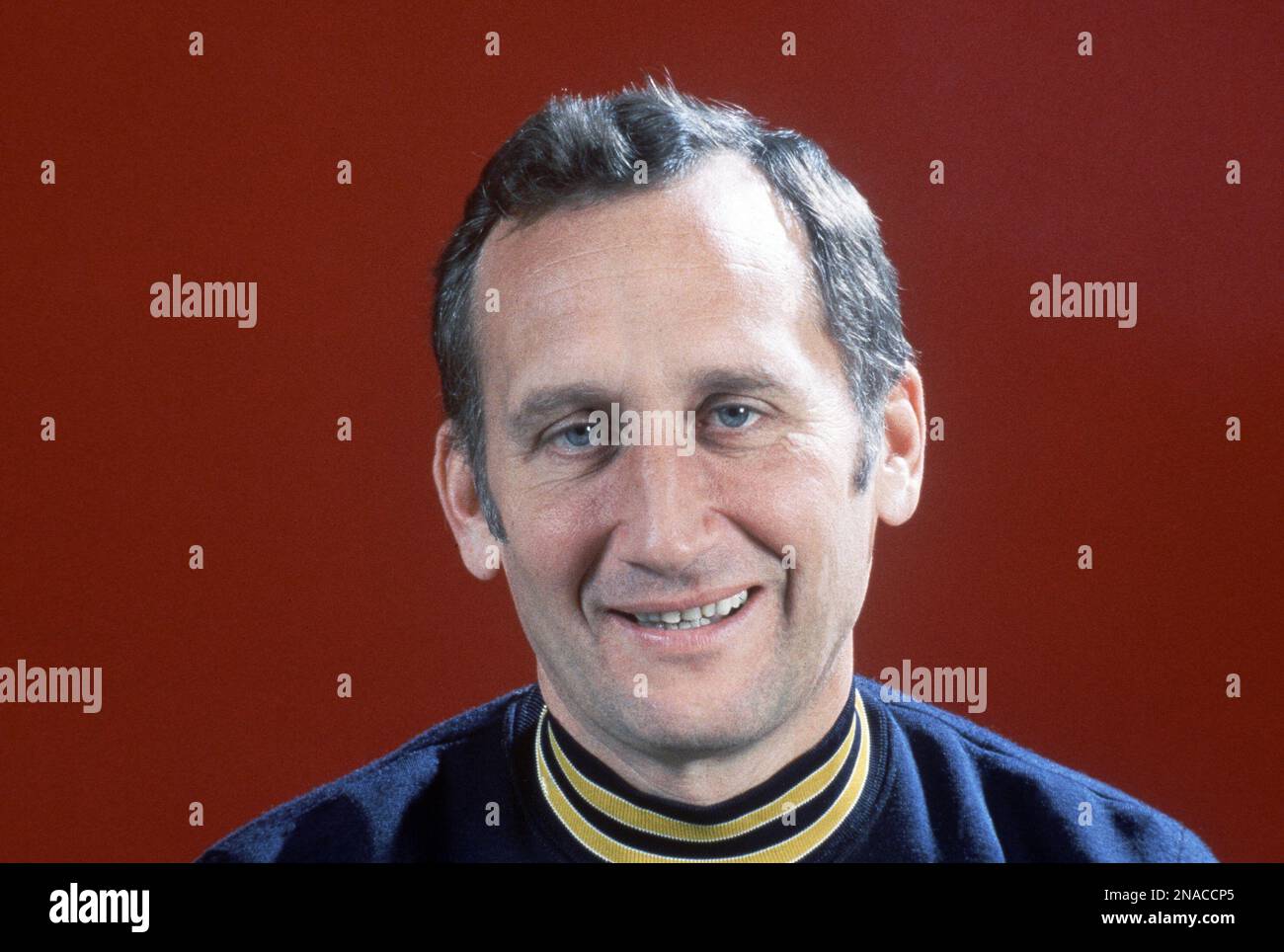 Gerry Faust, Notre Dame University head football coach shown in ...