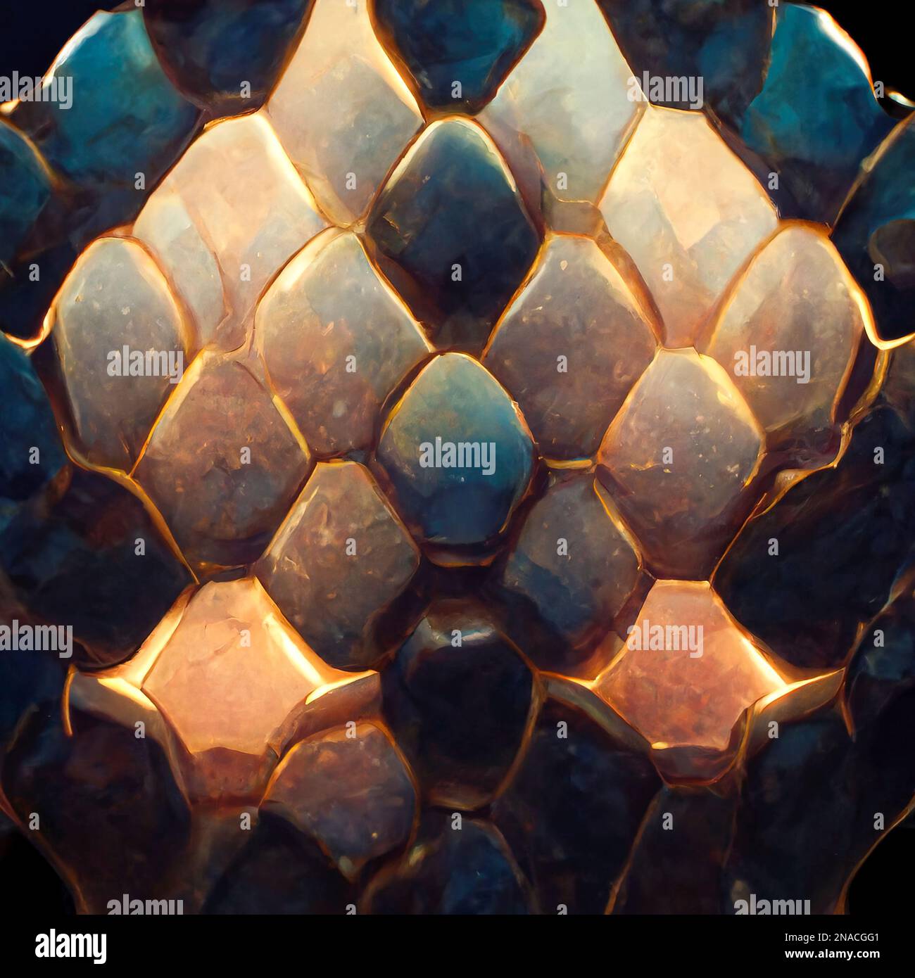 texture of dragon or armadillo scales, image of tough skin with colored ...