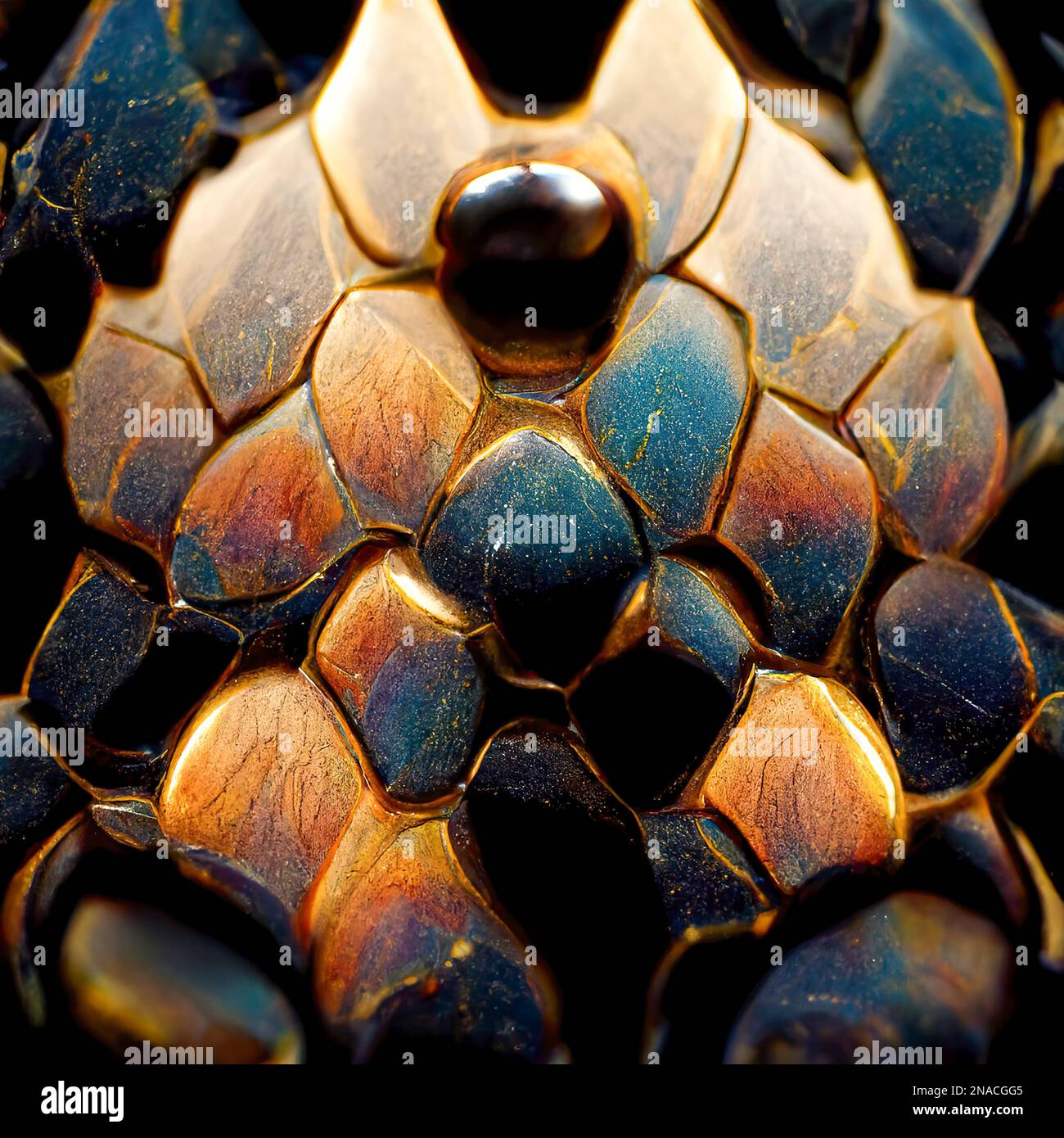 texture of dragon or armadillo scales, image of tough skin with colored ...