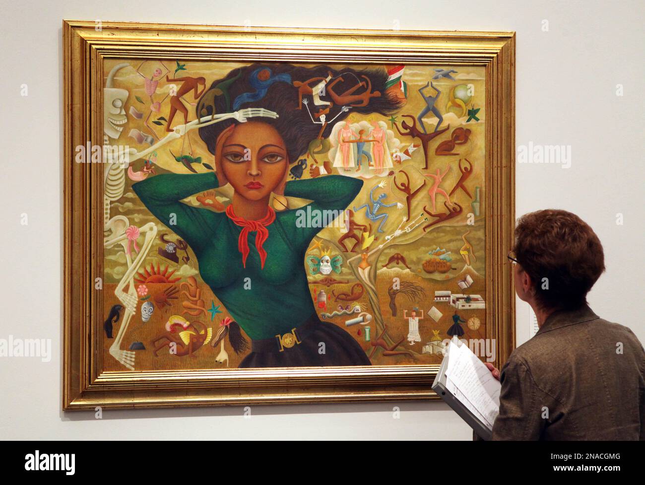 "Autorretrato (Self-Portrait)," by Rosa Rolanda in 1952 is seen at a ...