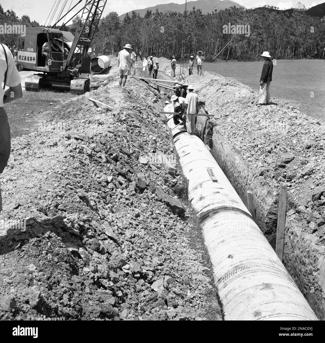 The Hong Kong government is engaged in laying a 48 inch pipeline into ...