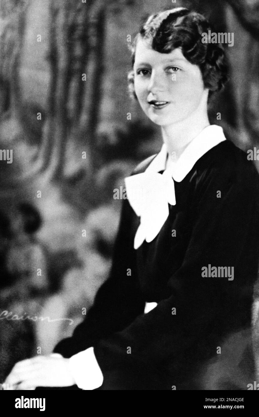 Archduchess Adelheid Con Habsburg, sister of Archduke Otto, and daughter of Empress Zita, in ...