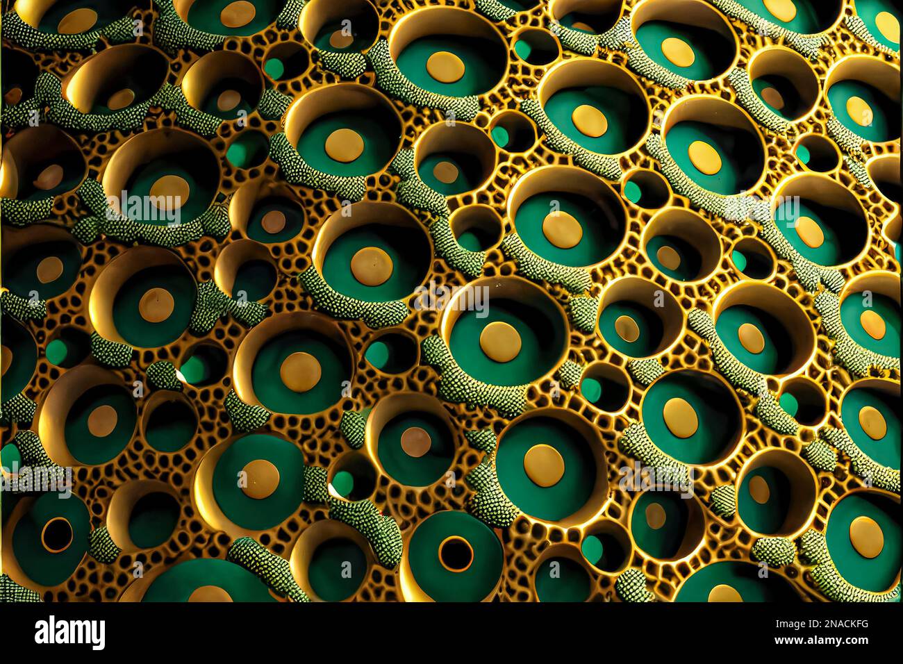 geometric textures in gold and green or jade or jasper, pieces of ...