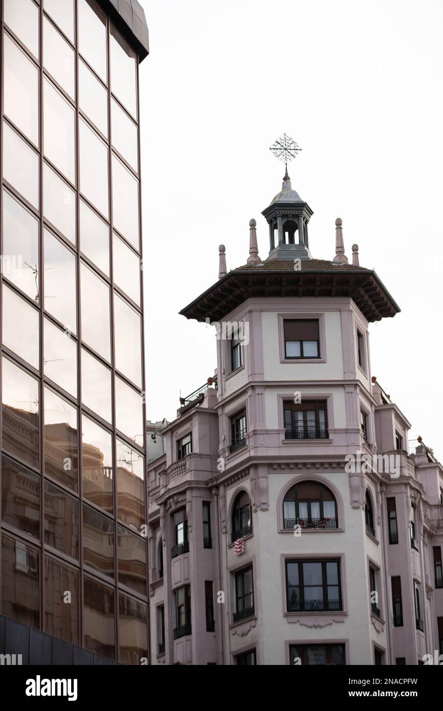 A church building facade in Madrid Stock Photo - Alamy