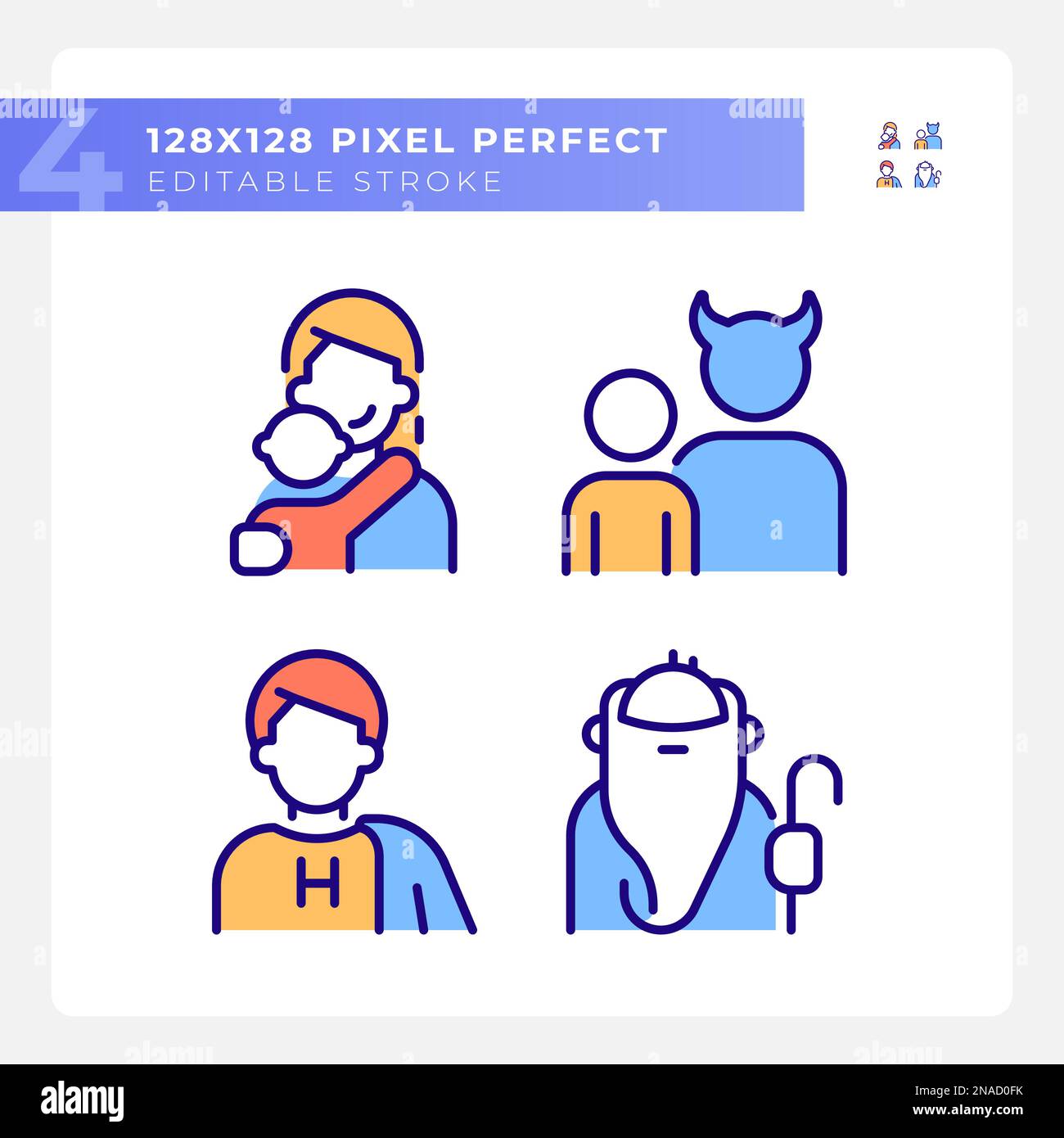 Characters pixel perfect RGB color icons set Stock Vector Image & Art ... Characters pixel perfect RGB color icons set Stock Vector Image & Art ...