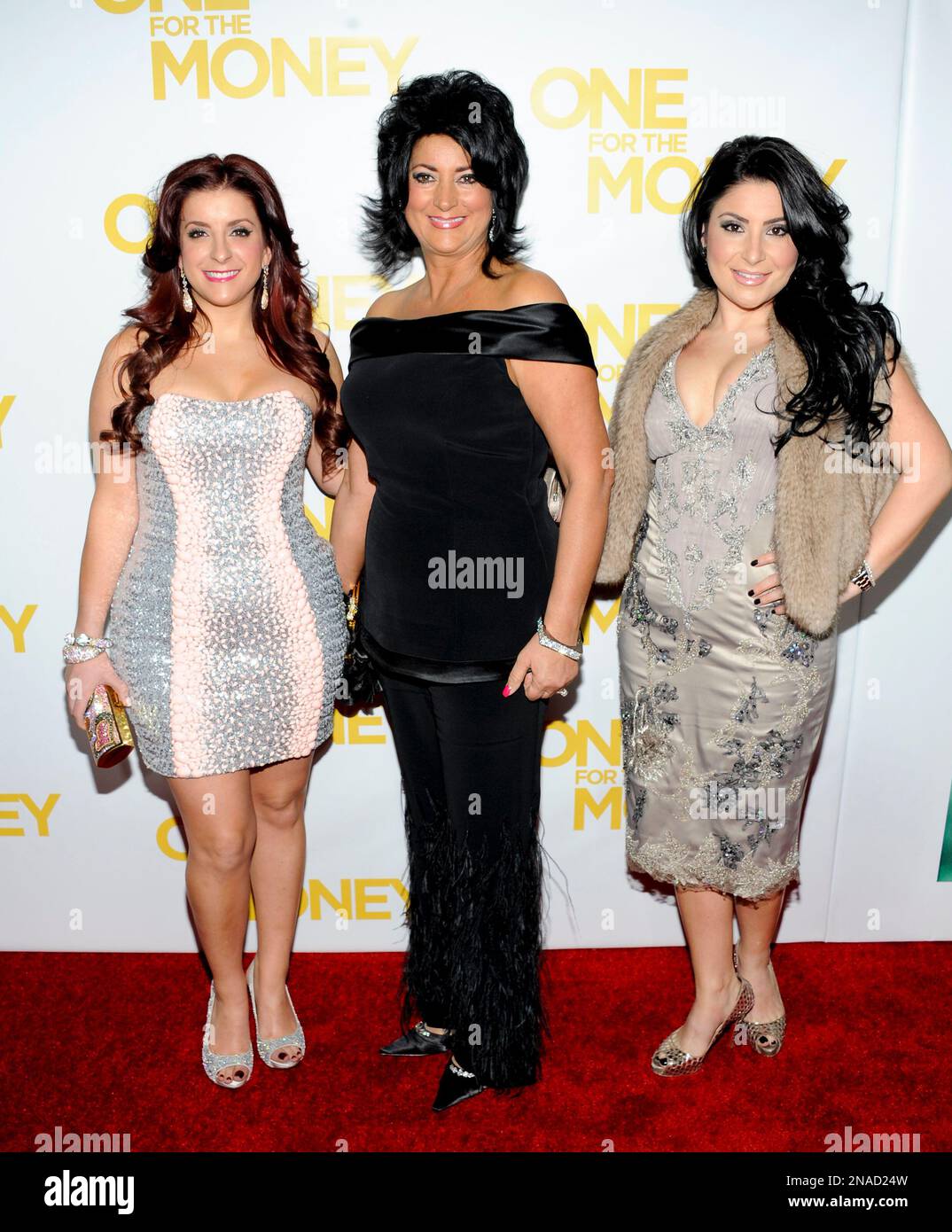 "Jersey Couture" cast members, from left, Christina Scali, Diane Scali ...