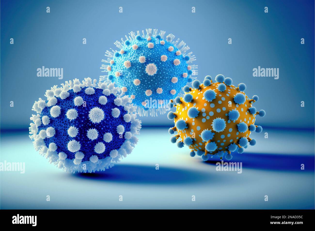 Sick, viral disease, virus in the blood coronavirus in the blood ...