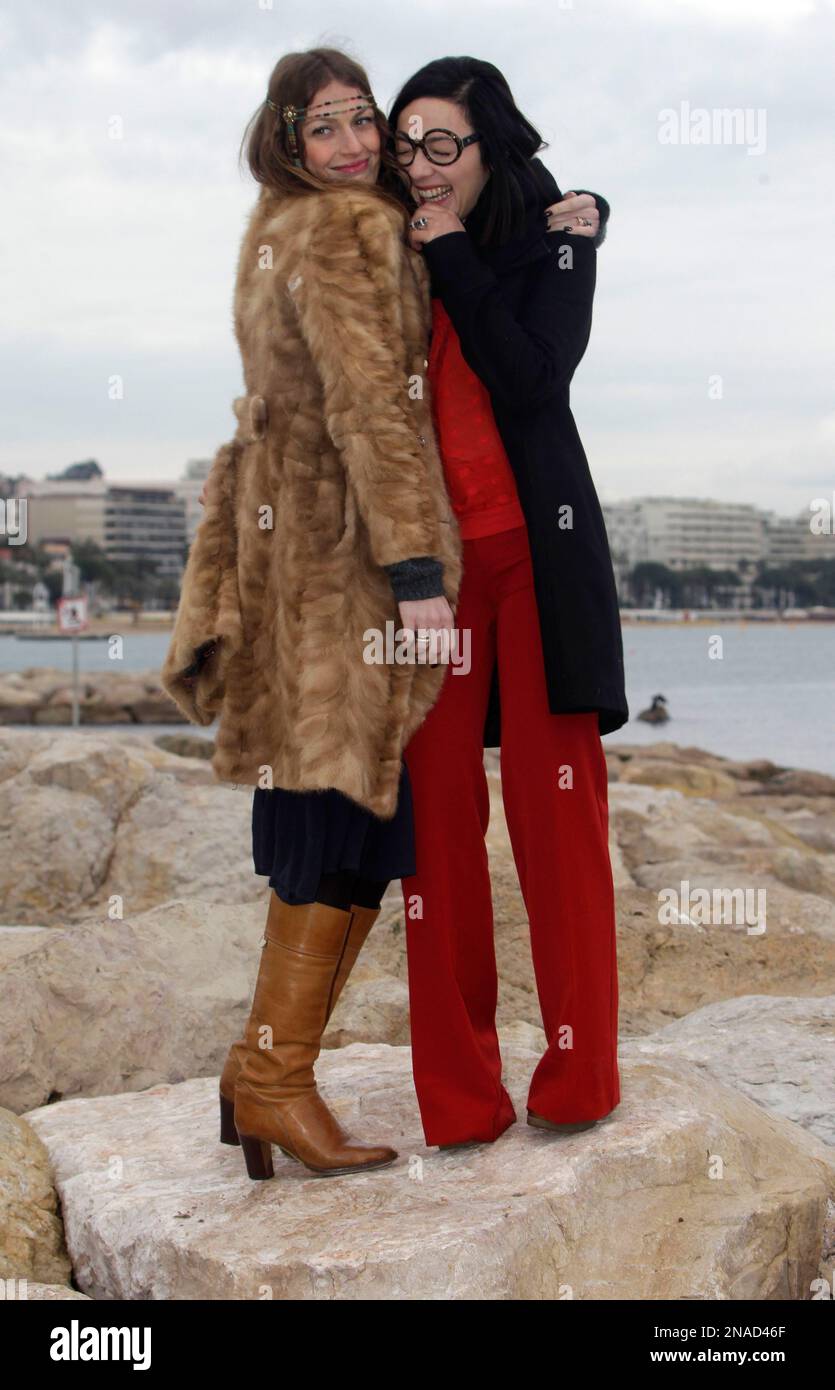 French duo singer Brigitte poses at the 46th MIDEM (International ...